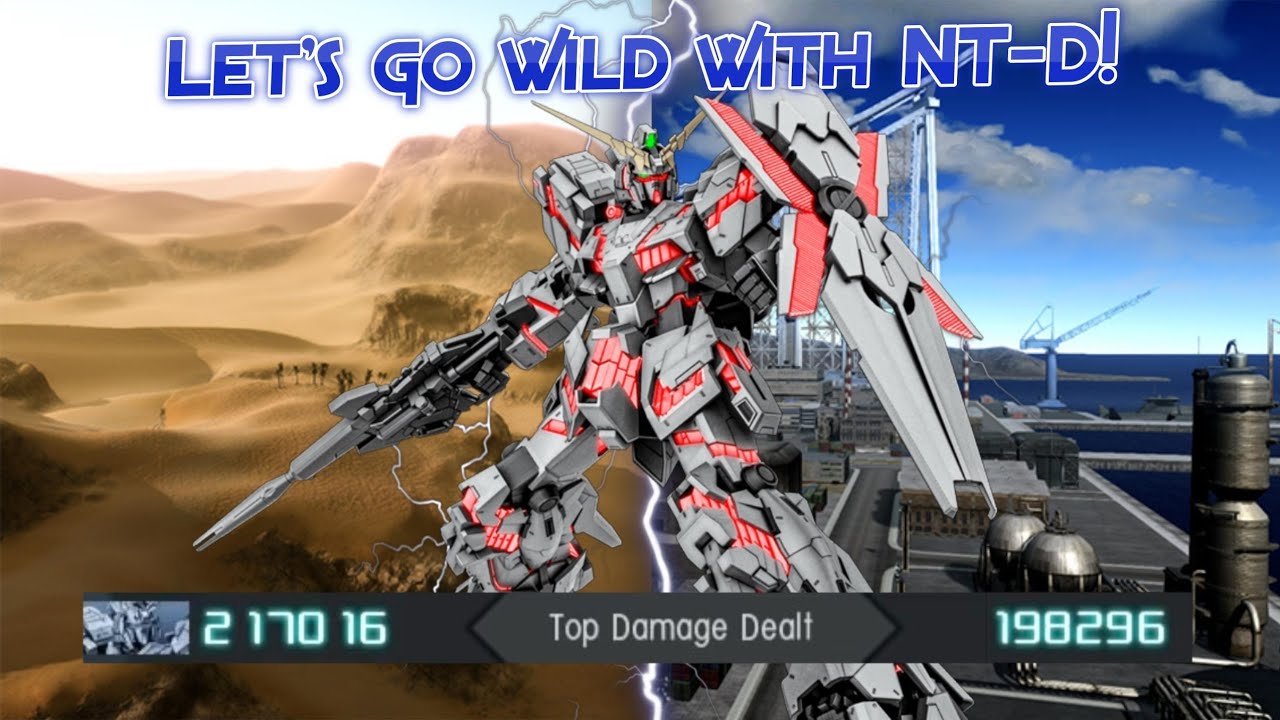 GBO2 RX-0 Unicorn Gundam: Let's go wild with NT-D! - YouTube