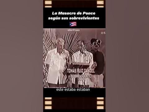 Sobrevivientes de la Masacre de Ponce #puertorico #historiadepuertorico ...