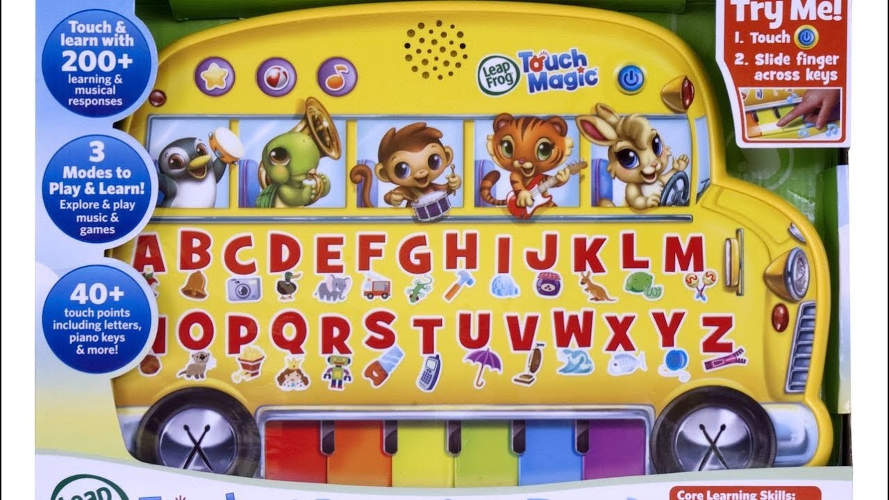 Автобус - обучение английского языка. LeapFrog Touch Magic School Bus - YouTube