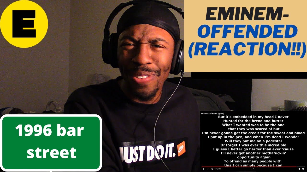 EMINEM- OFFENDED (REACTION!!) THIS BROUGHT ME CLOSE TO CHANGING MY MIND ...