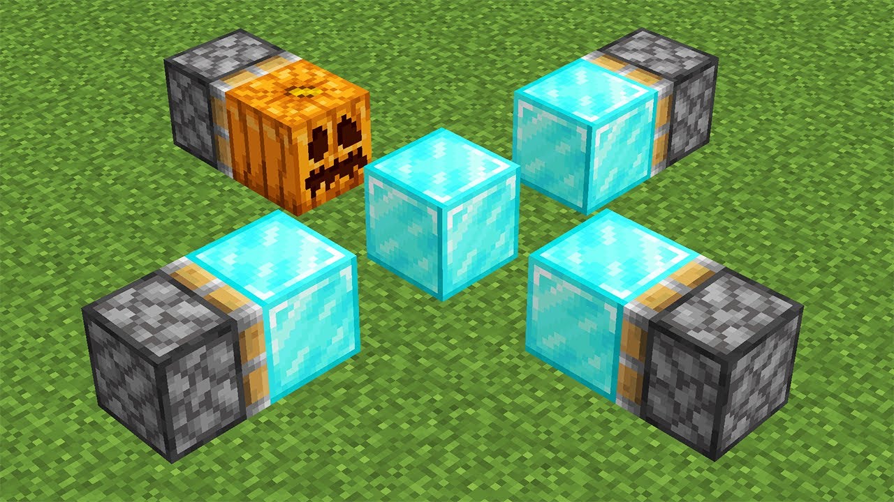 how to create a new diamond golem ??? - YouTube