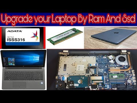 How to upgrade HP Laptop, laptop upgrade at home, laptop SSD and RAM ...