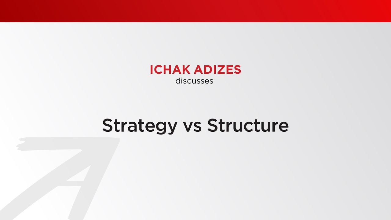 Strategy vs Structure - YouTube