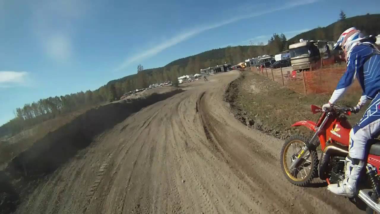 PNW Vintage MX at Riverdale on an 81 YZ 125 MOTO 1 - YouTube