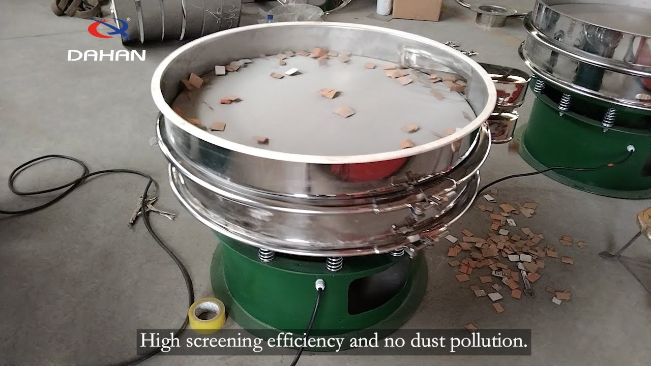 Vibrating screen for palm oil - YouTube