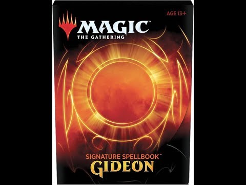 MAGIC THE GATHERING SIGNATURE SPELLBOOK GIDEON WITH BIG K - YouTube