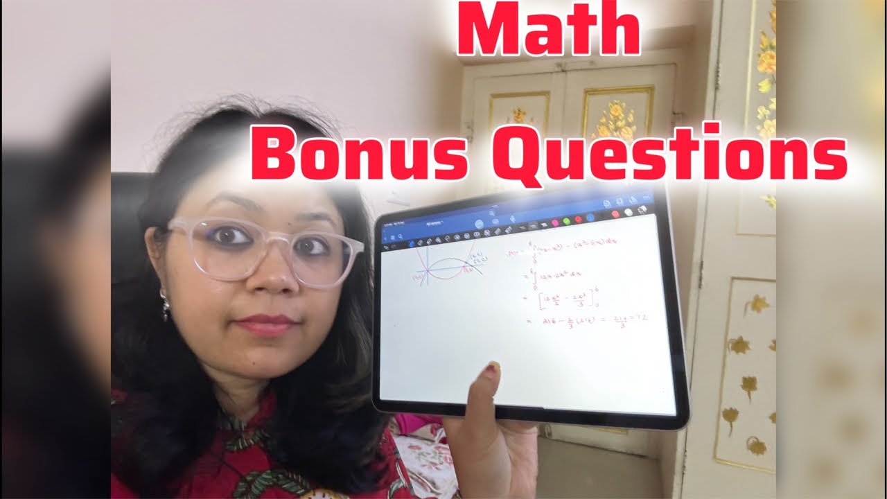 JEE 2024 - Math Bonus Questions #jee1 - YouTube