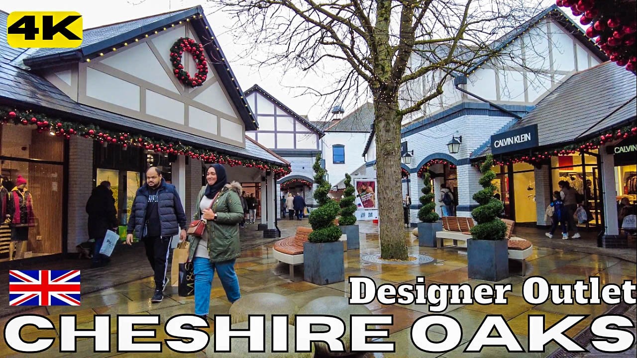 CHESHIRE OAKS Designer OUTLET Full Walk Tour - Biggest Outlet in ...