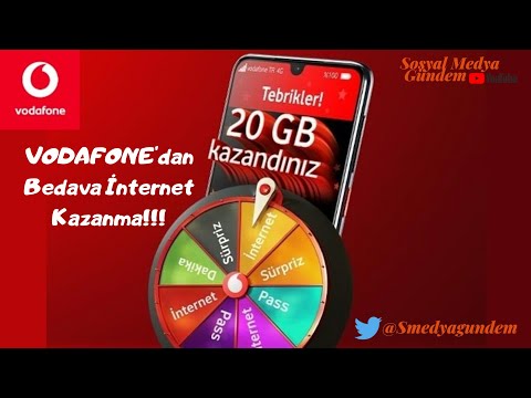 Vodafone Hediye Çark Çevirmede Tüm Seçenekler İnternet | Vodafone Hediye çarkı nasıl çevrilir?