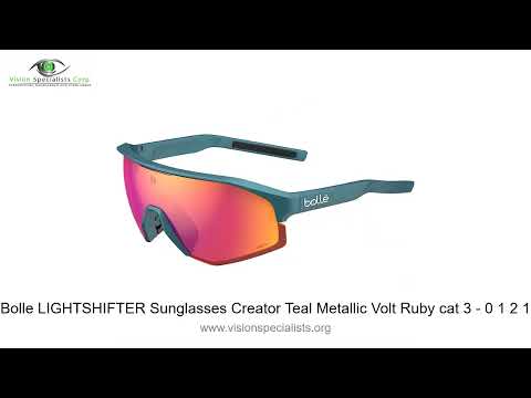 Bolle LIGHTSHIFTER Sunglasses Creator Teal Metallic Volt Ruby cat 3   0 1 2 1
