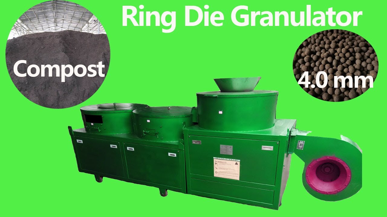 Bio Fertilizer Granules Making Machine 1000 kg/h (update 2021) - YouTube