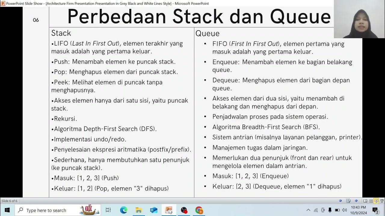 penjelasan tentang stack dan queue serta perbedaan keduanya dan ...