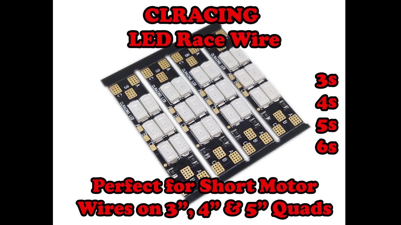 Sub 250g FPV CLRACING LED Race Wire Perfect for 3"/4"/5" Quads with ...