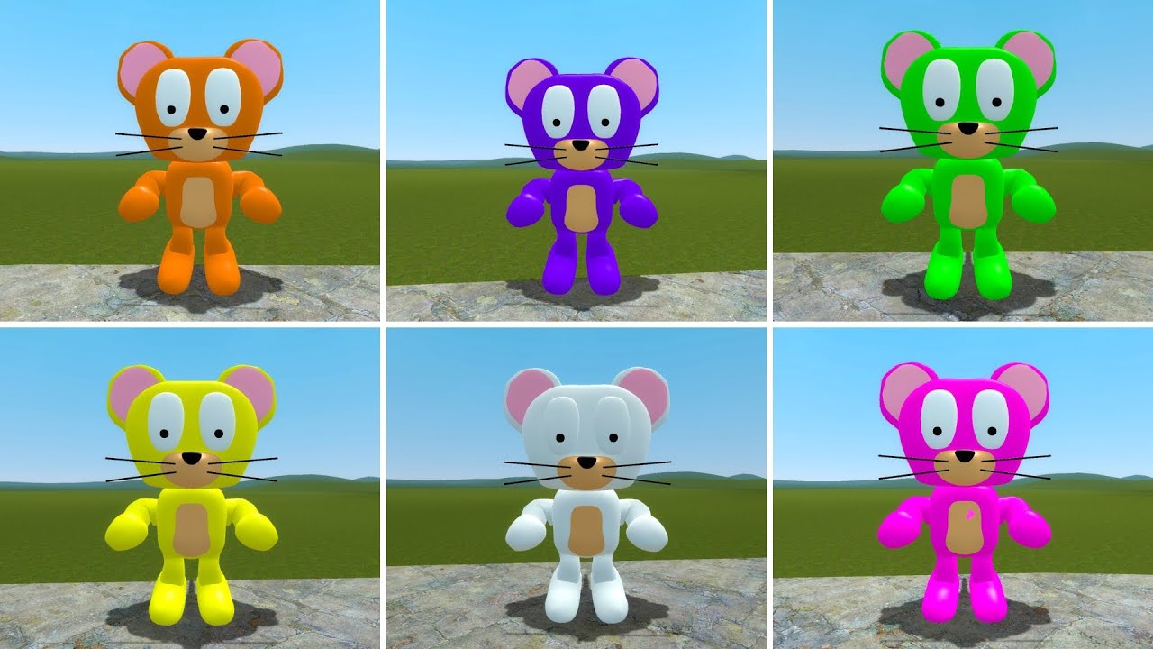 PLAYING AS COLORFUL JERRY 3D MEMES [ Garry's Mod ] - YouTube