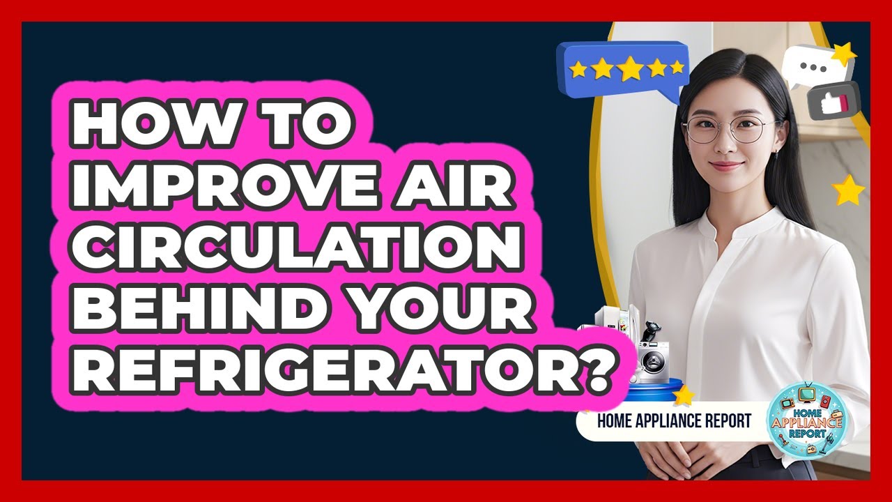 How To Improve Air Circulation Behind Your Refrigerator? - YouTube