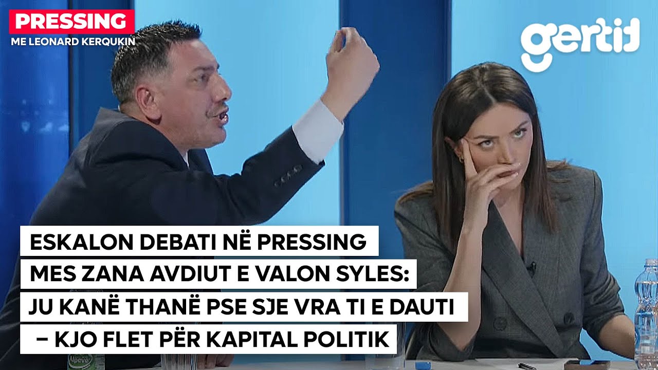 ESKALON DEBATI NË PRESSING MES ZANA AVDIUT E VALON SYLES - Ju kanë ...