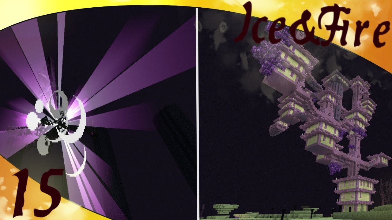 KILLING THE ENDER DRAGON!! | Minecraft Ice and fire - YouTube