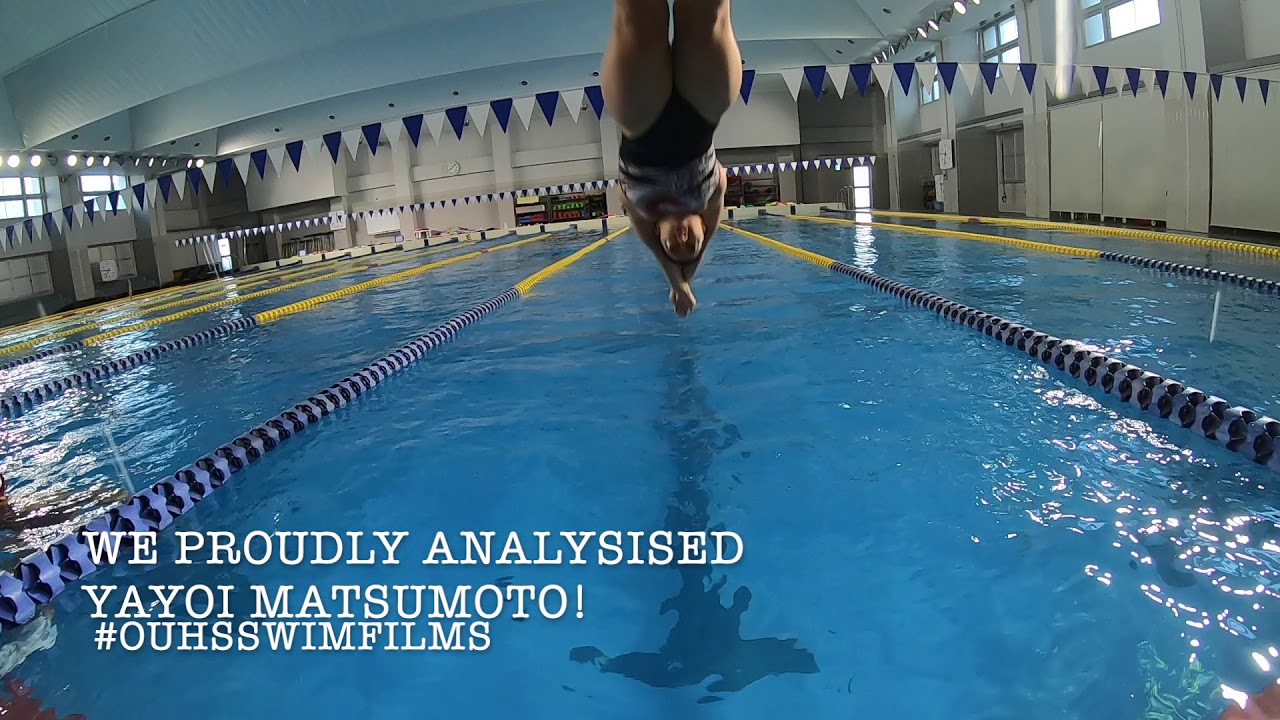 Unique dive angle! #OUHS swim films - YouTube