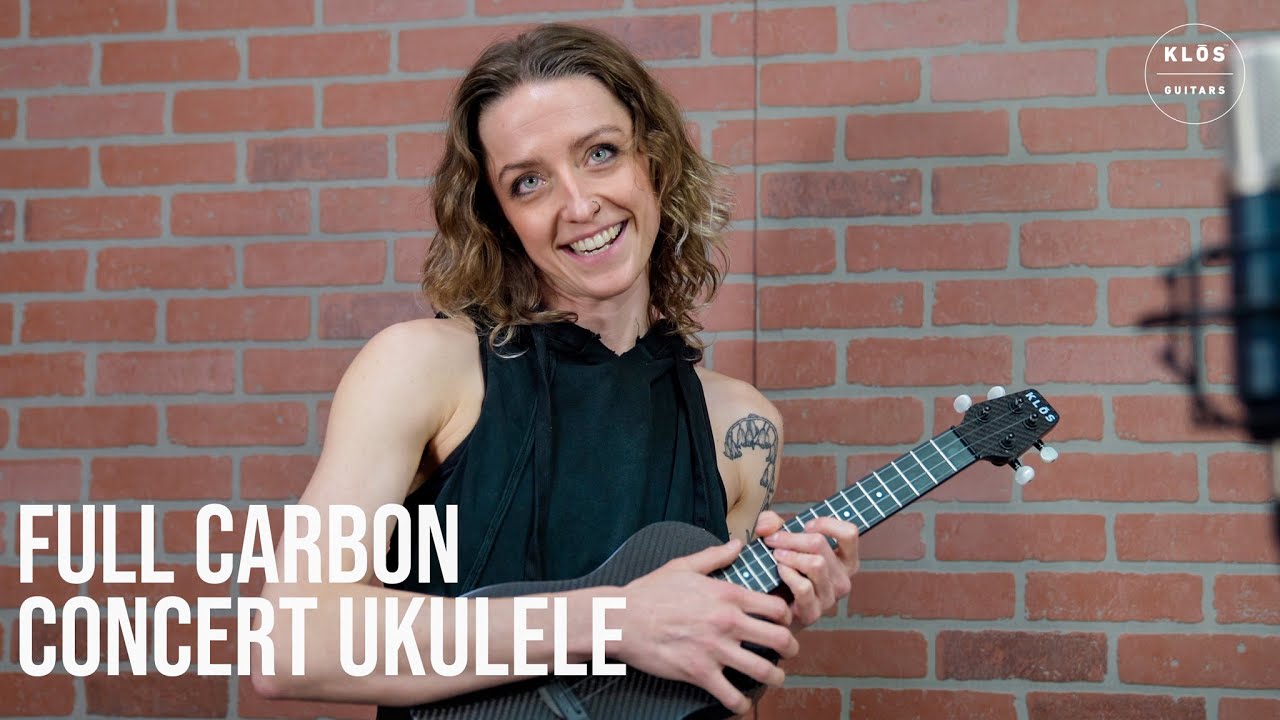 The Full Carbon Concert Ukulele by KLŌS - Demo by Katia Racine (PIXIE ...