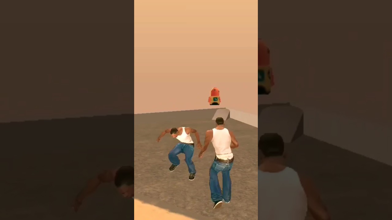 Cj Vs Cj fighting jumping off Tallest in GTA San Andreas #shorts - YouTube
