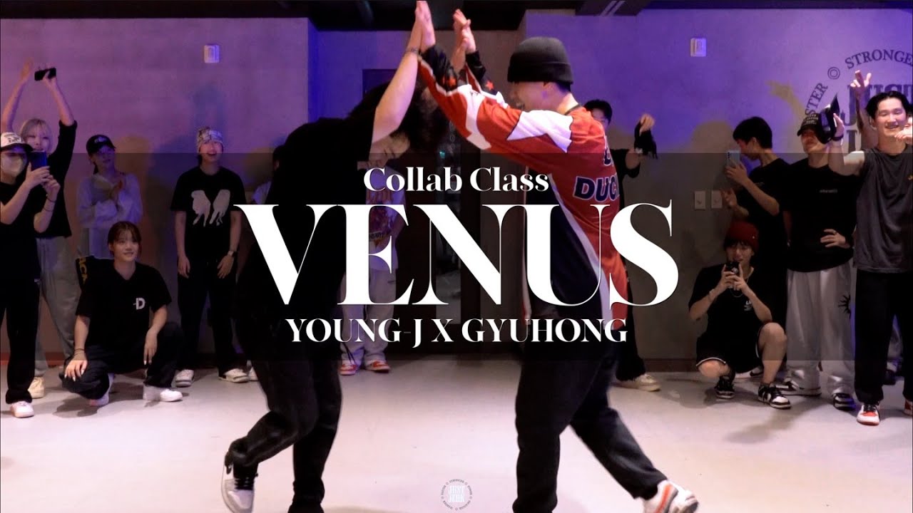 YOUNG-J X GYUHONG COLLAB CLASS | VENUS (연결) - OMEGA X | @Justjerkacademy ewha - YouTube
