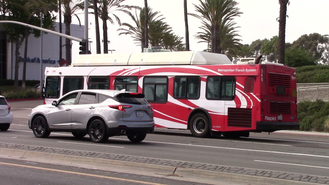 MTS Rapid Bus - New Flyer C40LF Route 202 #346 - YouTube