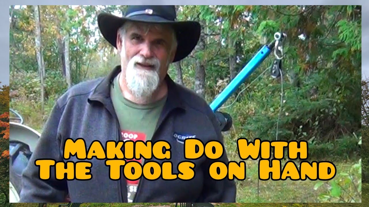 Making do, with the Tools you have on hand. My DIY Boom Hoist made from ...