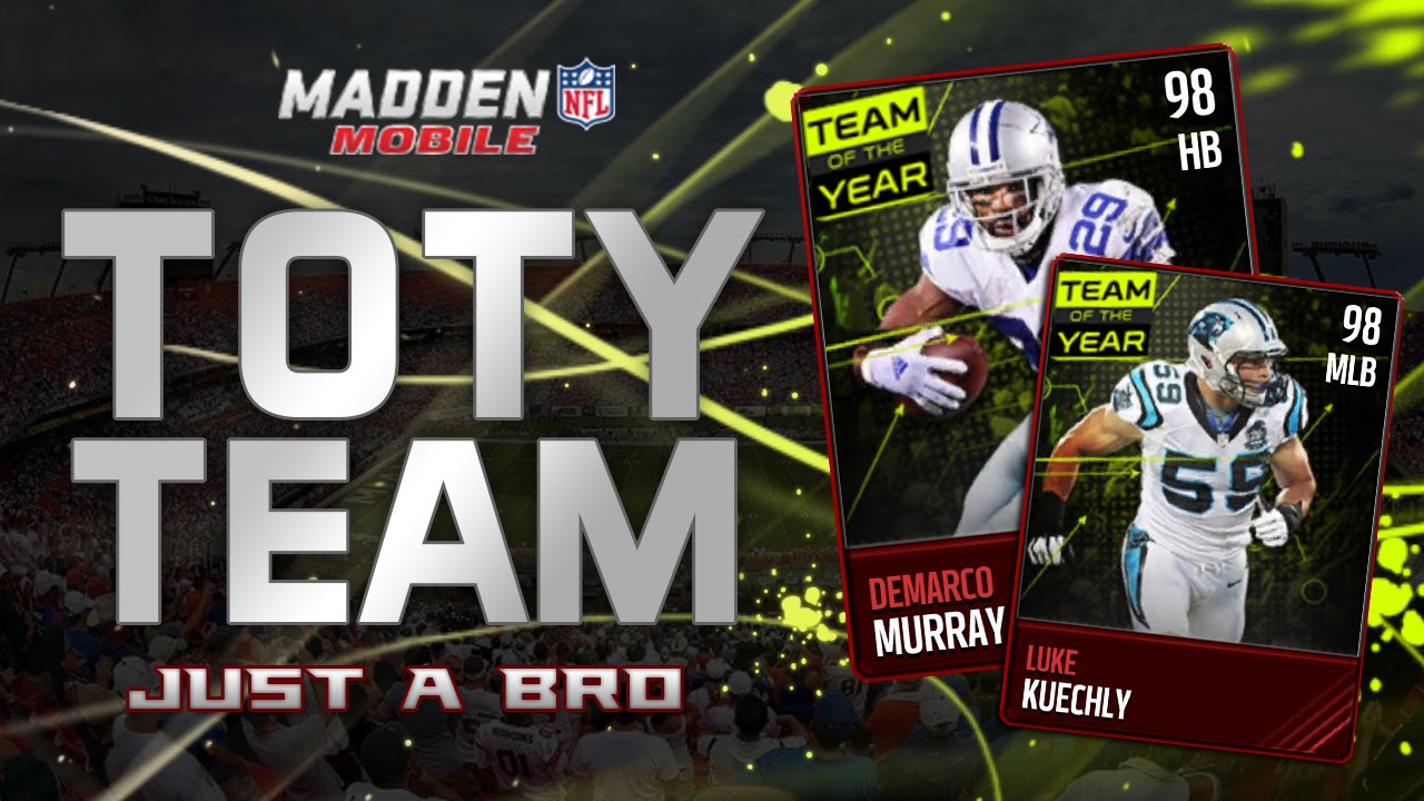 TEAM OF THE YEAR! Madden Mobile - YouTube