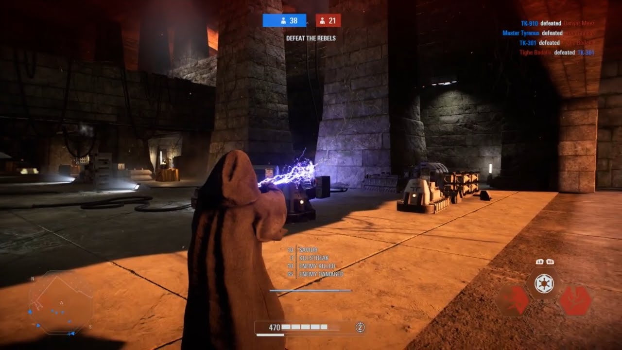 Star Wars battlefront 2 arcade mode Emperor Palpatine. - YouTube