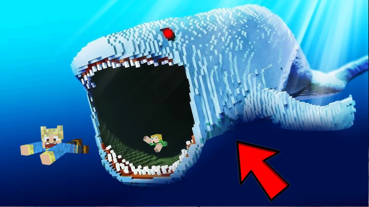 Jeg Bliver Spist Af STORE BLOOP i Minecraft!! - YouTube