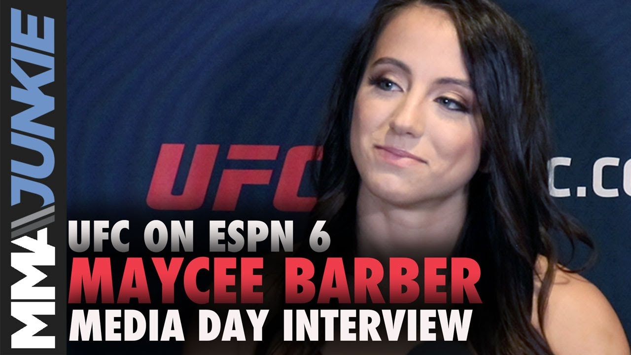 UFC Boston: Maycee Barber full media day interview - YouTube