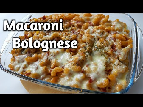 Cara Membuat Macaroni Bolognese - Simple Baked Yummy - YouTube