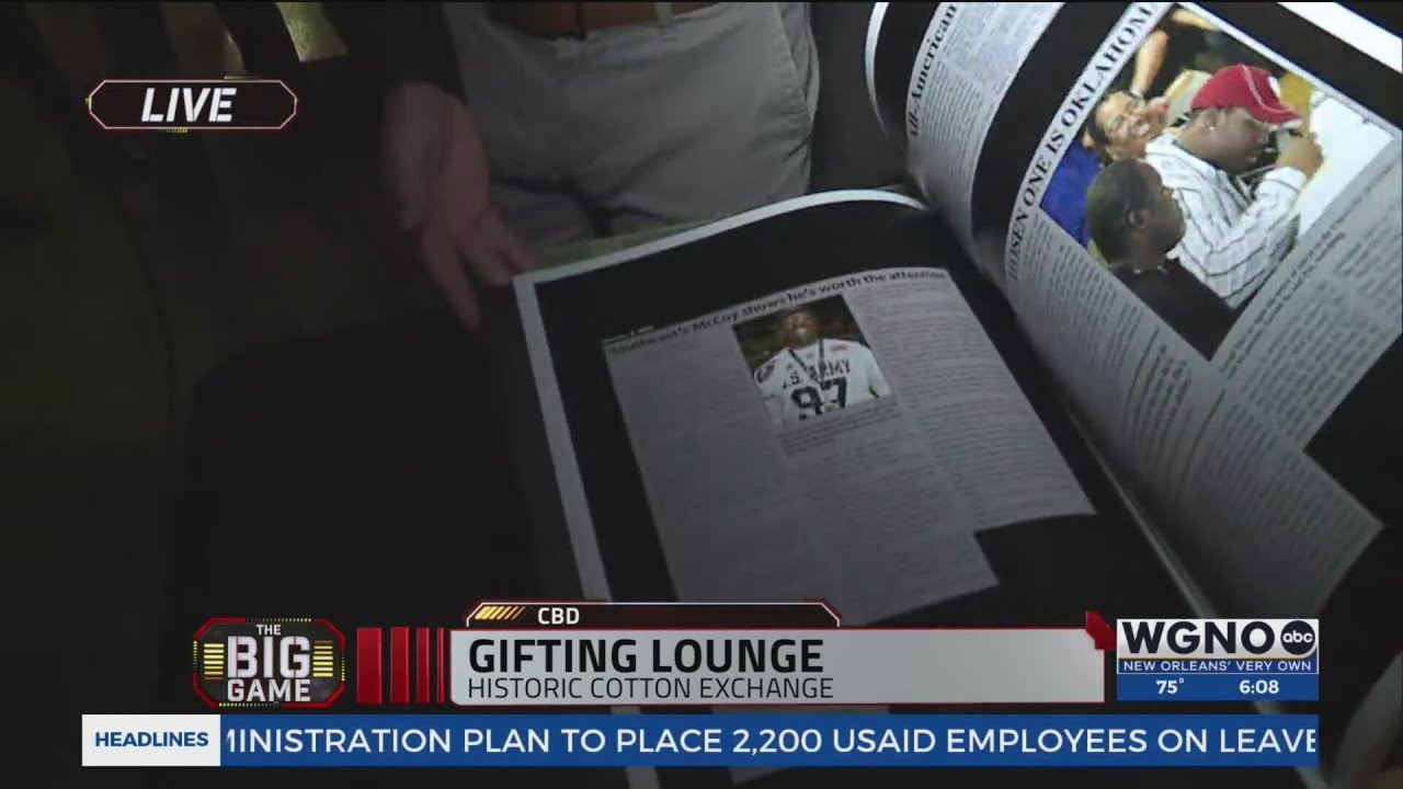 Gifting Lounge for Celebrities and Athletes for Super Bowl - YouTube