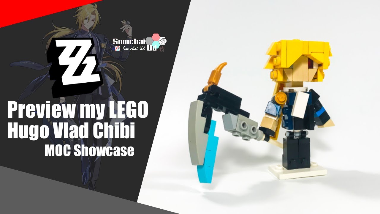 Preview my LEGO Zenless Zone Zero Hugo Vlad Chibi | Somchai Ud - YouTube