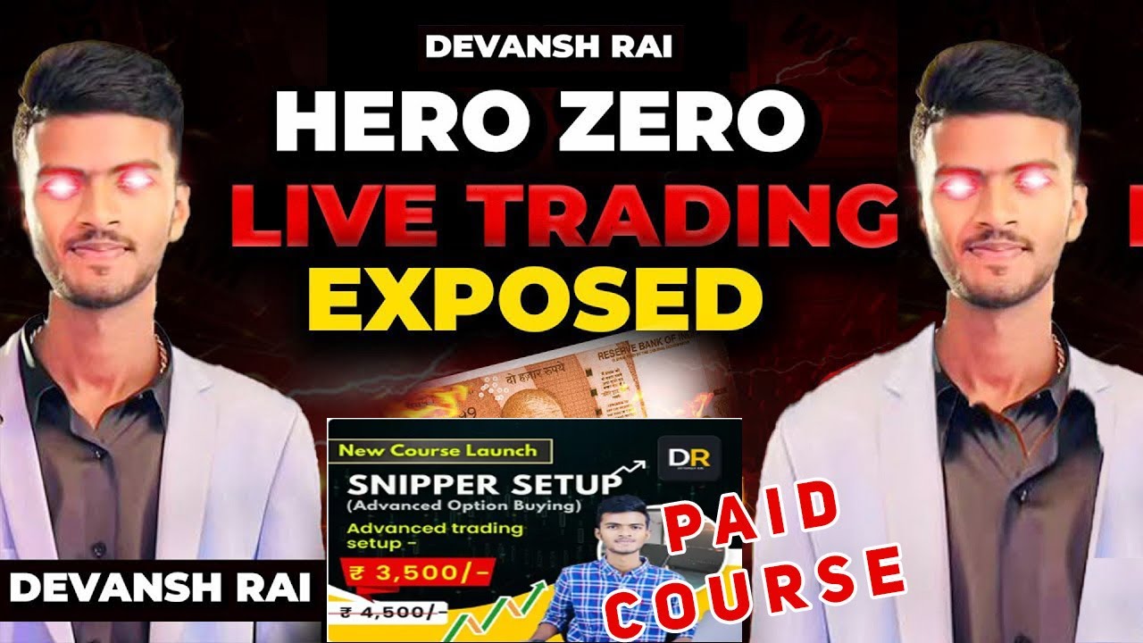 Devansh Rai Exposed | Fake Finfluencers Hero-Zero Options Trades |Trading Scam | Fake Zerodha P ...