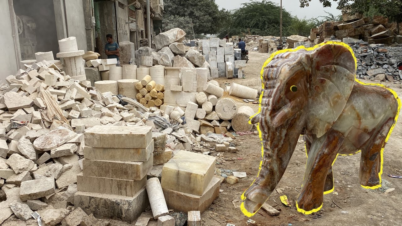 A Tour of a Factory That Makes Onyx Stone Animals || Handcrafted ONYX ...