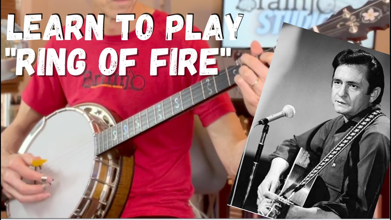 Easy Banjo: How To Play "Ring of Fire" - 3 Finger Banjo Lesson and Tab ...