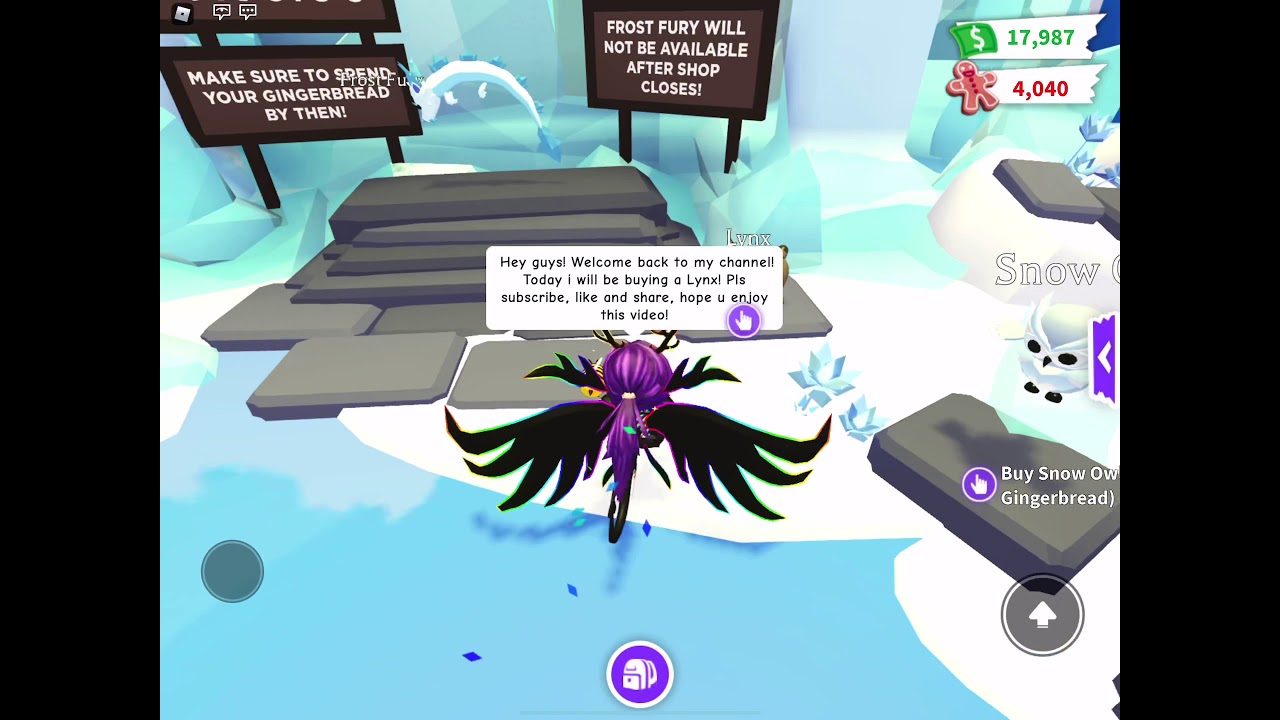 Buying a Lynx in Roblox Adopt Me - YouTube