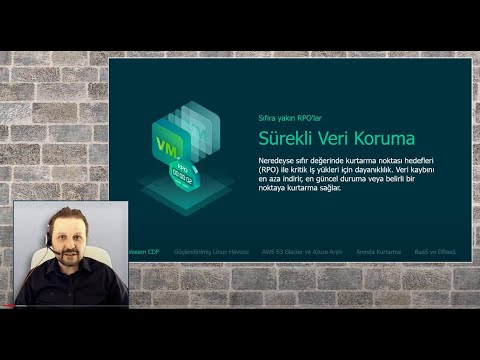 Veeam Sürekli Veri Koruması (CDP - Continuous Data Protection) Demosu