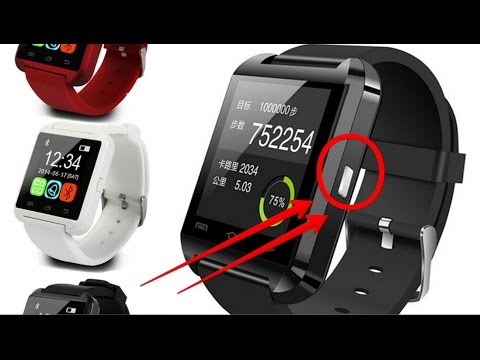 Uwatch U8 Smartwatch for Android Review English - YouTube