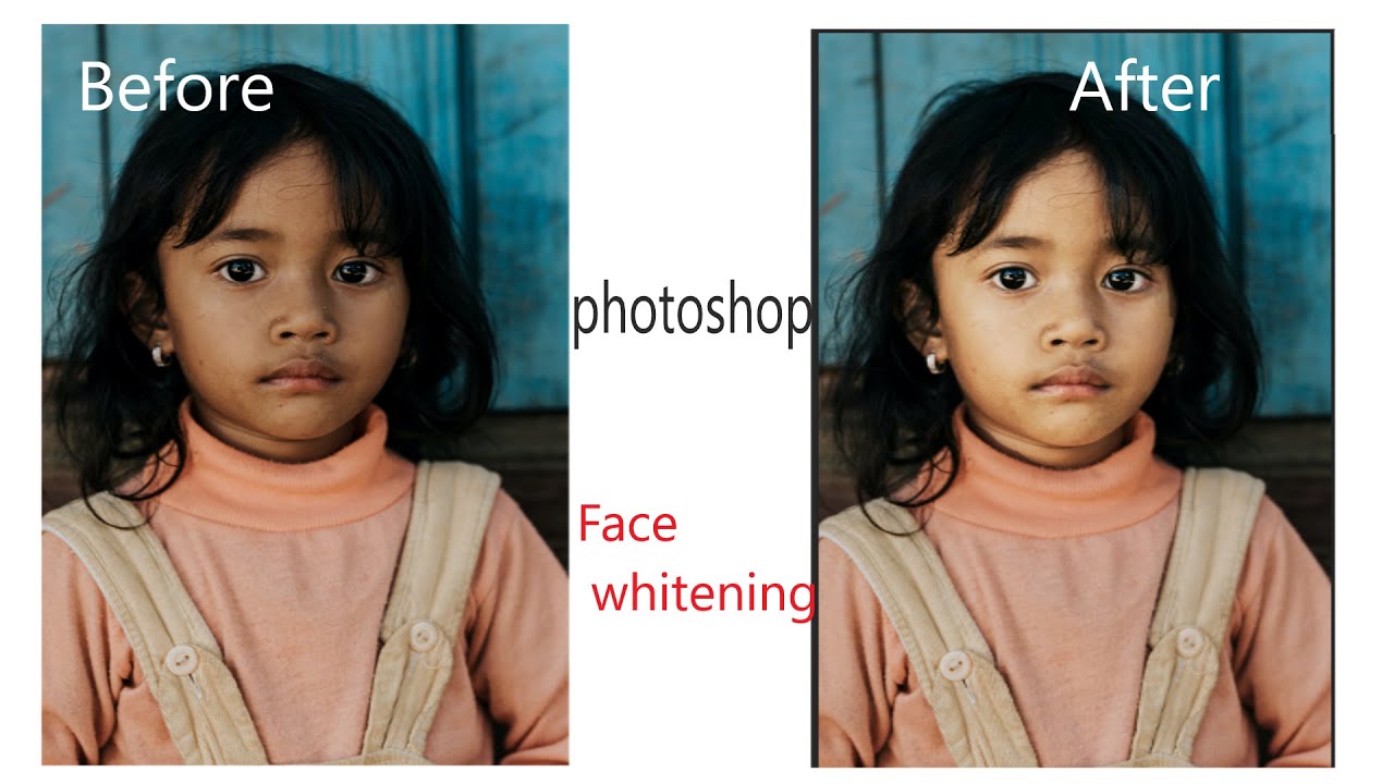 Face whitening in Photoshop || How to increase face color || edit ...