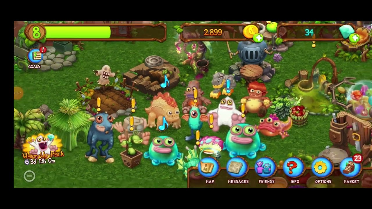 My Singing Monsters Dawn Of Fire Hatching T-rox - YouTube