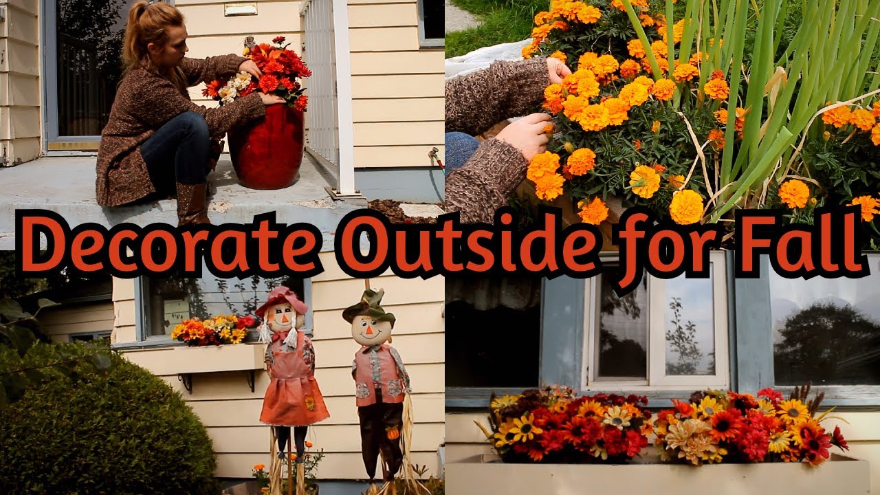 DECORATE OUTSIDE FOR FALL 2020: Harvesting, Yard Work, & Autumn ...