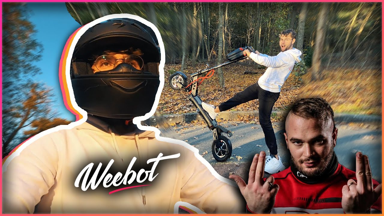 J'essaie la TROTTINETTE ÉLECTRIQUE WEEBOT ZEPHYR ! Parfaite pour CABRER ...
