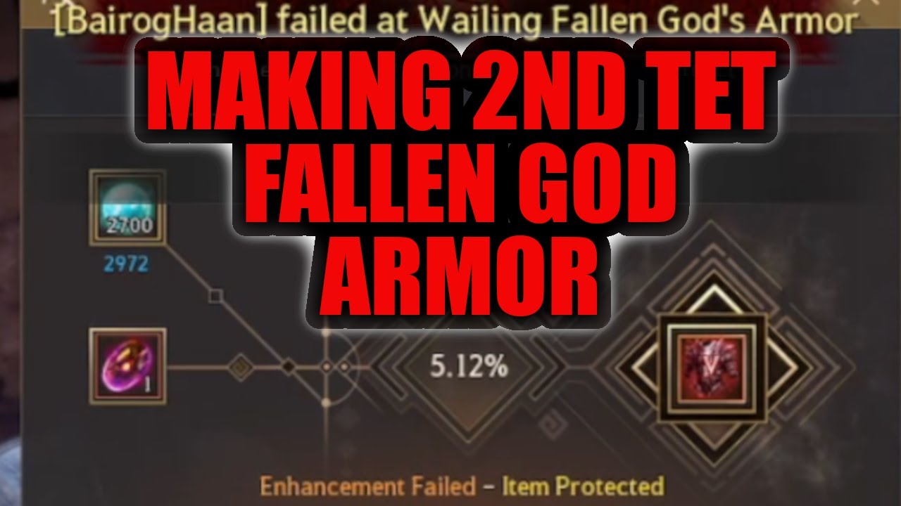 Why I am making 2nd TET Fallen god armor - YouTube