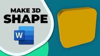 How To Make 3d Shapes In Microsoft Word 3d Shapes In Word How To Make ...