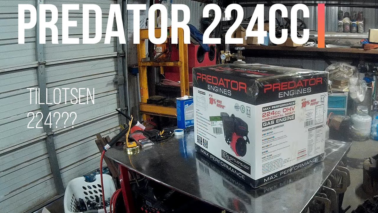 Harbor Freight Predator 224cc engine unboxing - YouTube