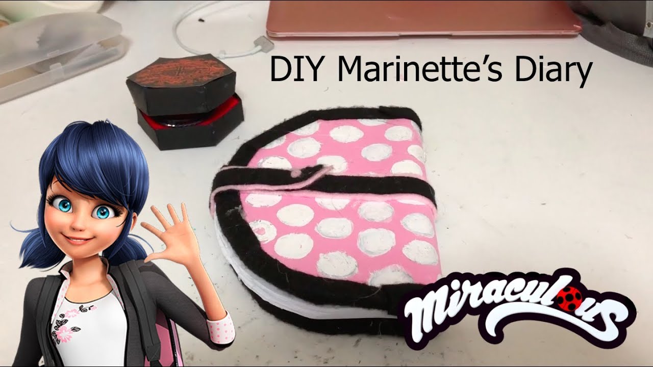 DIY Marinette's Diary | Miraculous: Tales of Ladybug & Cat Noir - YouTube