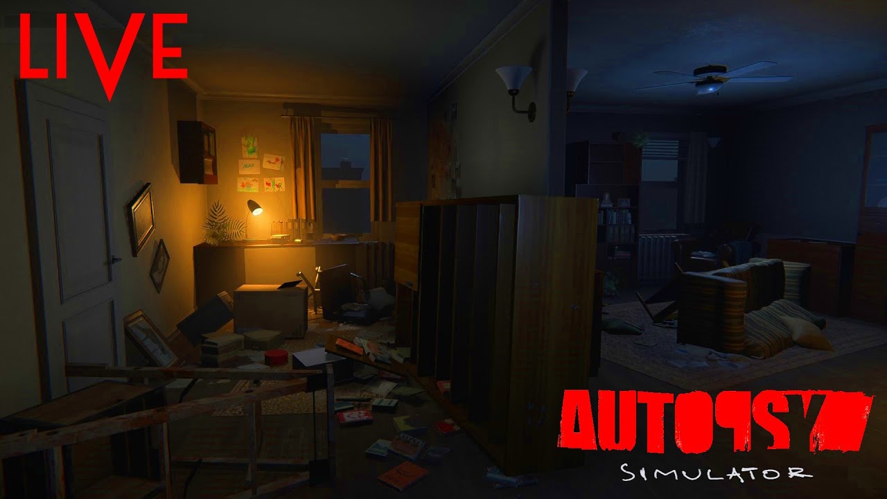 LIVE: Autopsy Simulator: 🧠Who Ransacked Our House? (Day Two at the ...