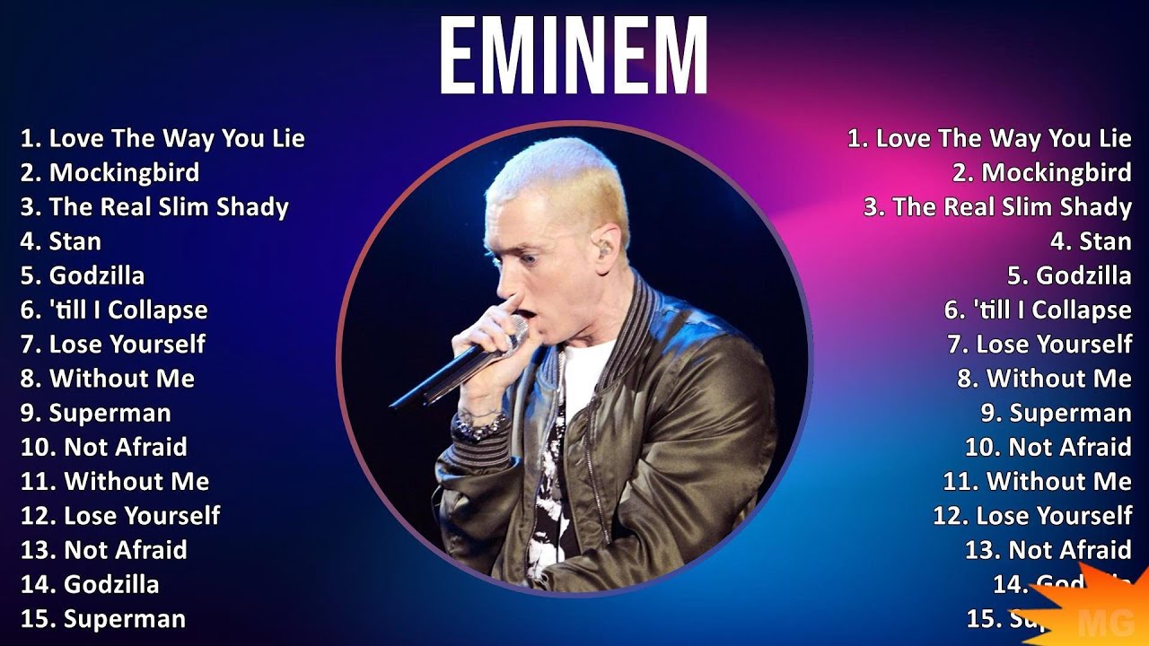 Eminem 2024 MIX Las Mejores Canciones - Love The Way You Lie ...
